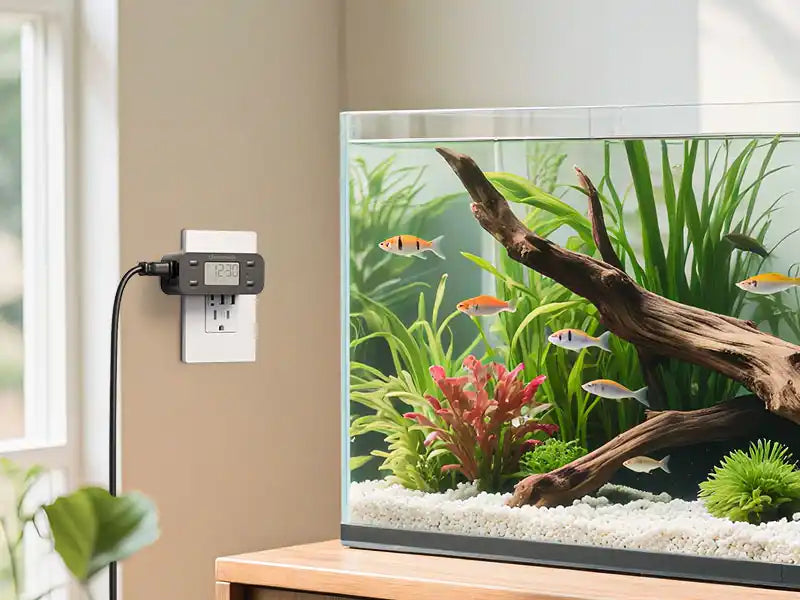 How an Indoor Outlet Timer Simplifies Aquarium & Reptile Care