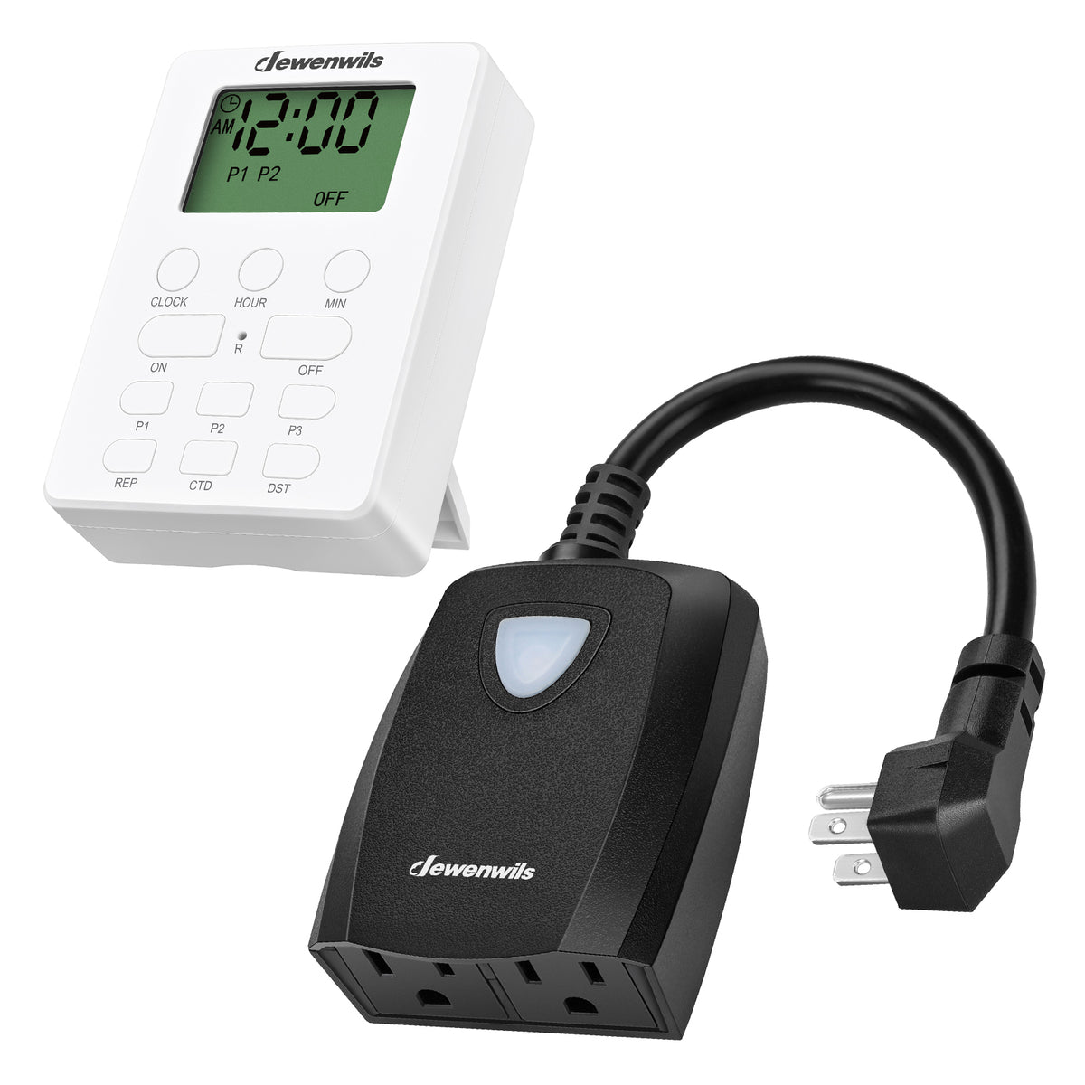 DEWENWILS Wireless Motion Sensor Outlet, Indoor Motion Sensor Plug with ...