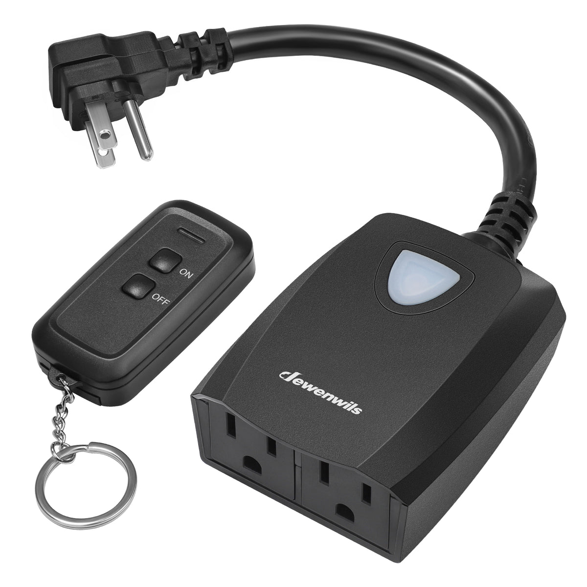 DEWENWILS Wireless Motion Sensor Outlet, Indoor Motion Sensor Plug with ...