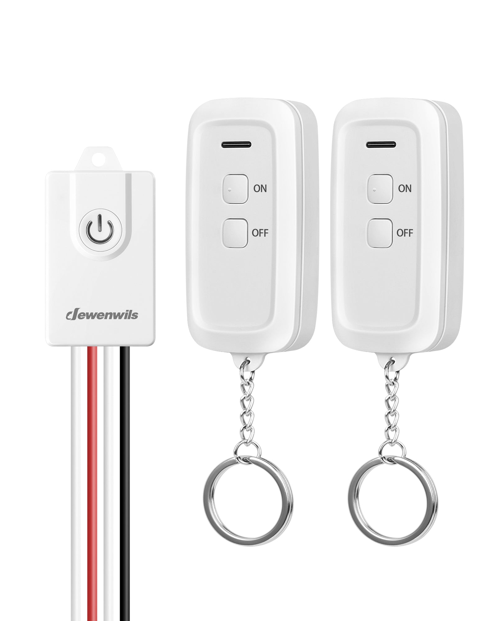 DEWENWILS 12V Wireless Light Switch, 2 Remotes, Remote Light Switch ...