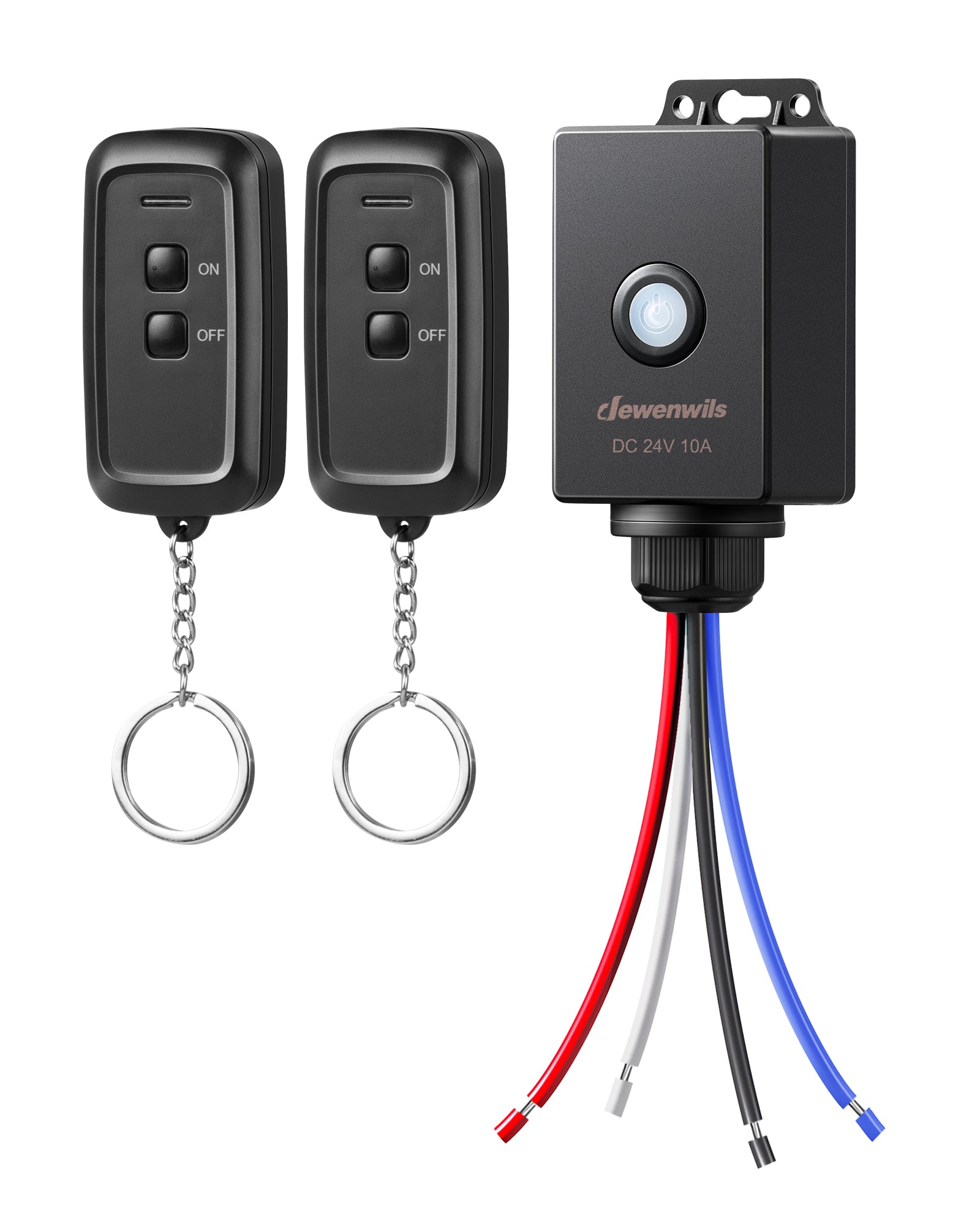 DEWENWILS Relay Remote Switch 24V Remote Control Switch, Wireless Light ...