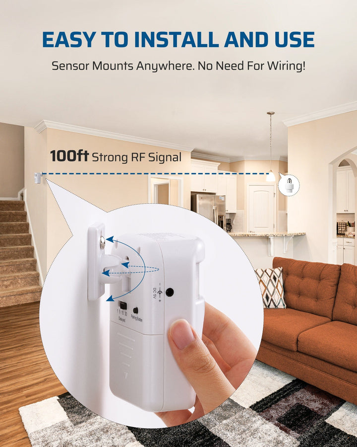 Dewenwils Motion Sensor Light Socket E26e27 Dusk To Dawn Sensor