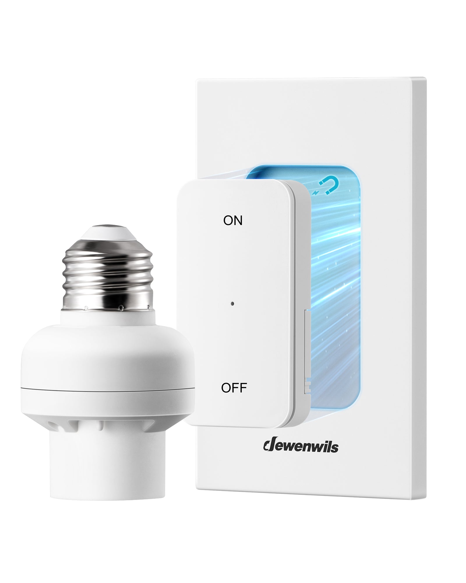 DEWENWILS Remote Control Light Socket, Remote Control Light Bulbs ...