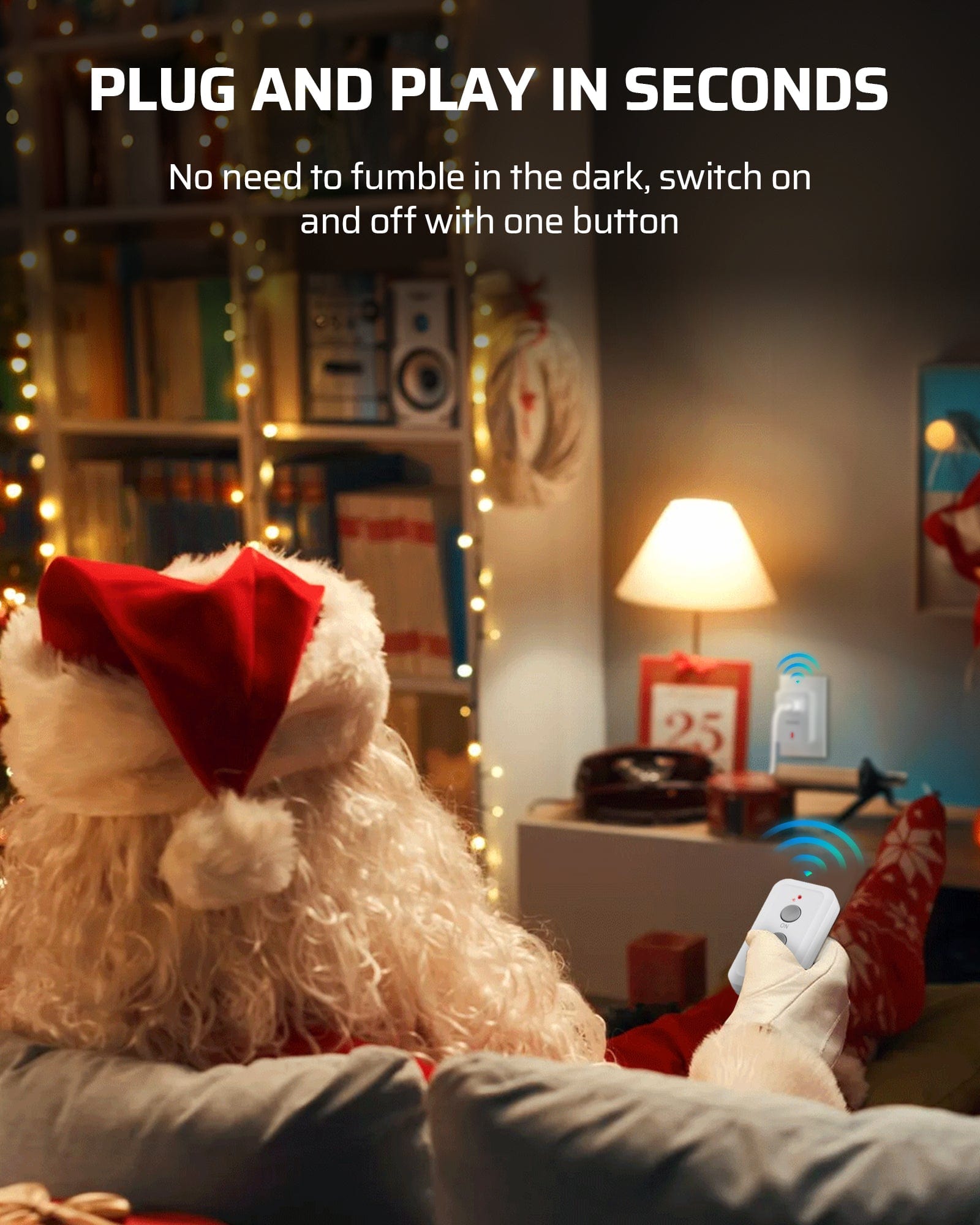 DEWENWILS Indoor Remote Control Outlet, Expandable Remote Light Switch ...