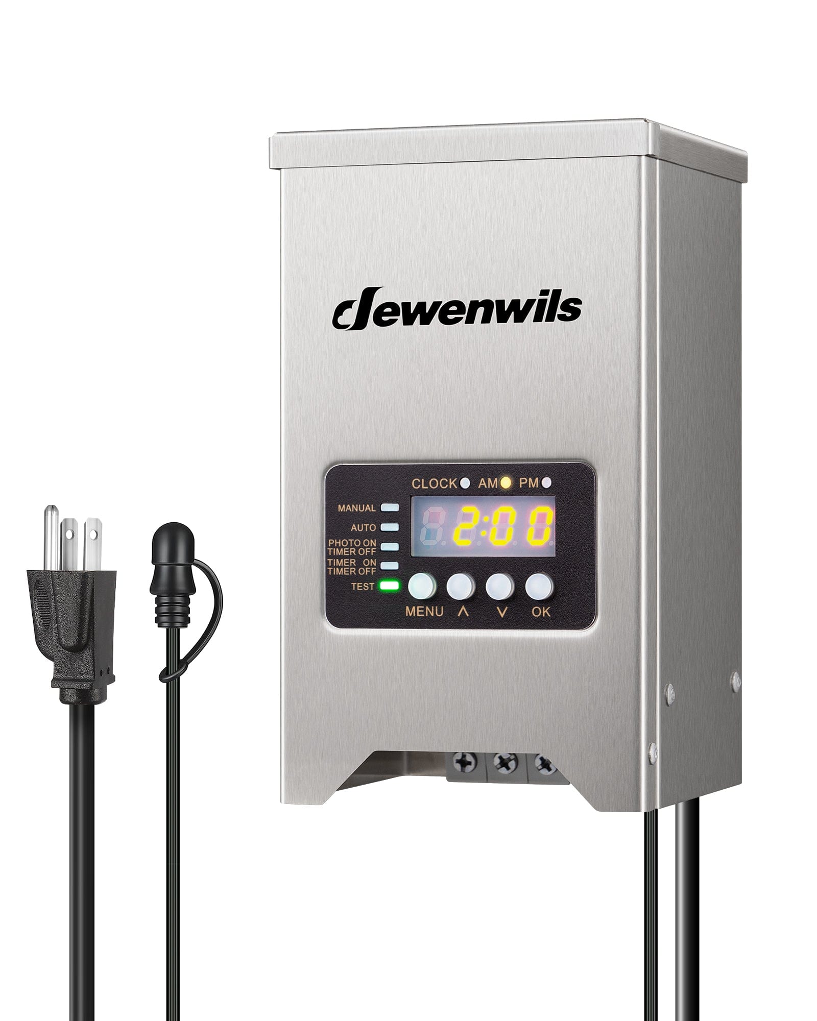 DEWENWILS 200W Low Voltage Landscape Transformer, Outdoor Low Voltage ...