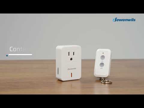 DEWENWILS Indoor Remote Control Outlet, Expandable Remote Light Switch ...